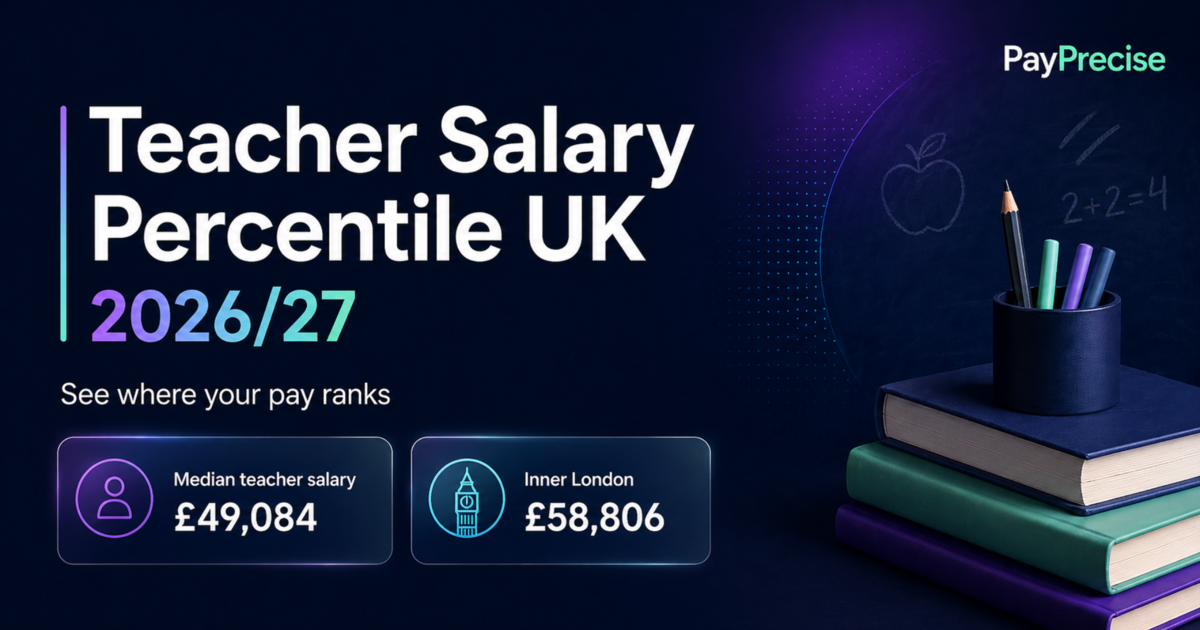 Teacher Pay Calculator UK | Benchmark, Take-Home & Percentile
